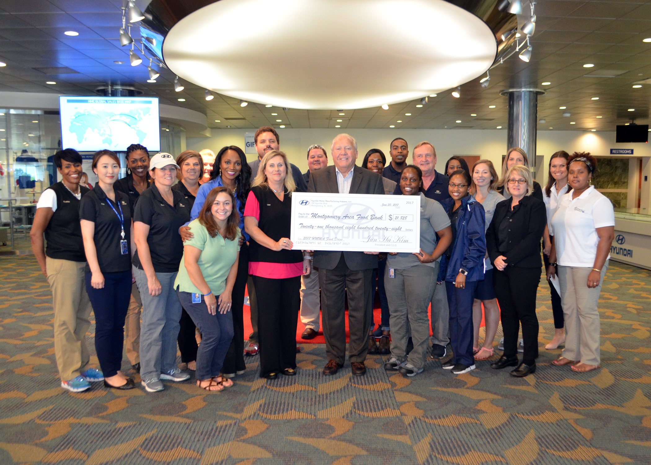 HMMA TEAM MEMBERS DONATE MORE THAN $21,000 TO MONTGOMERY AREA FOOD BANK ...