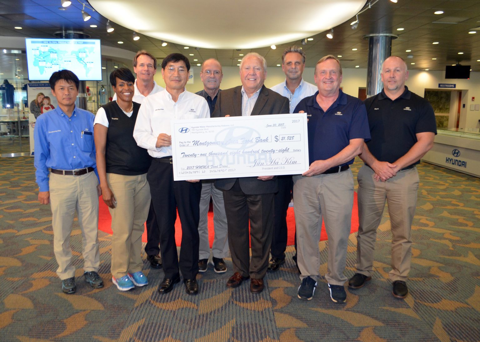 HMMA TEAM MEMBERS DONATE MORE THAN $21,000 TO MONTGOMERY AREA FOOD BANK ...