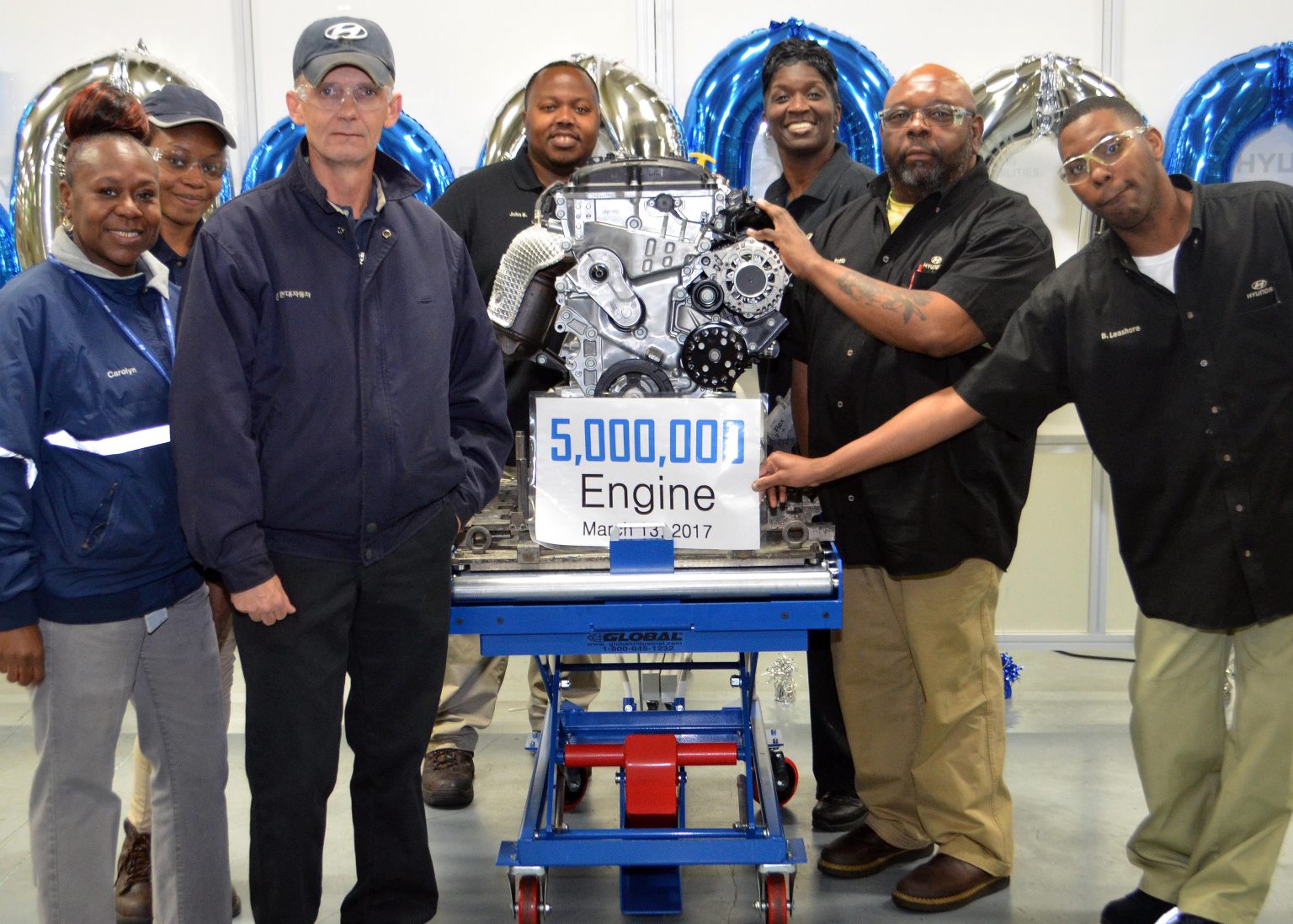 HYUNDAI MOTOR MANUFACTURING ALABAMA CELEBRATES 5 MILLIONTH ENGINE ...