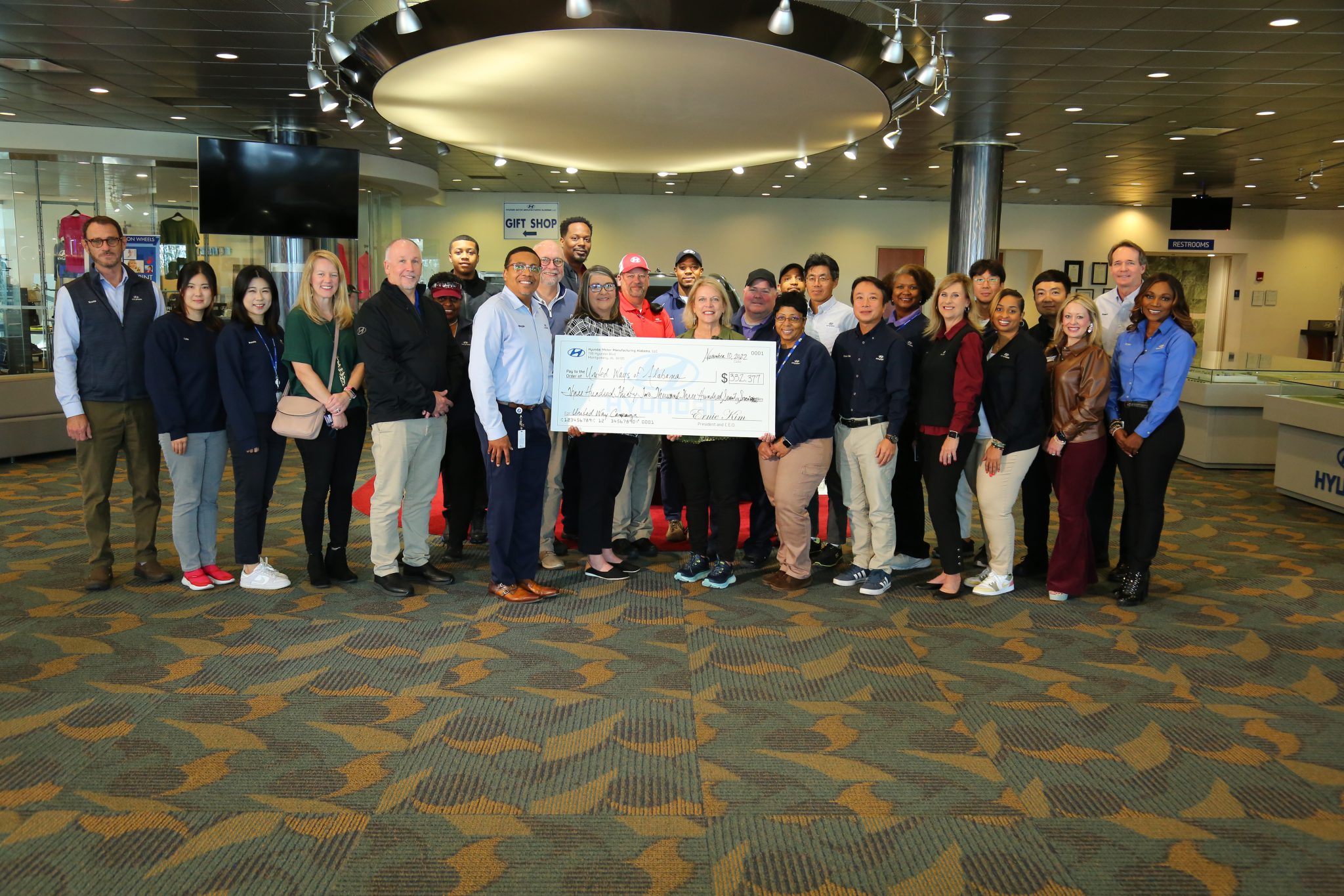 HMMA AND ITS TEAM MEMBERS PLEDGE MORE THAN $332,000 TO UNITED WAYS OF ...